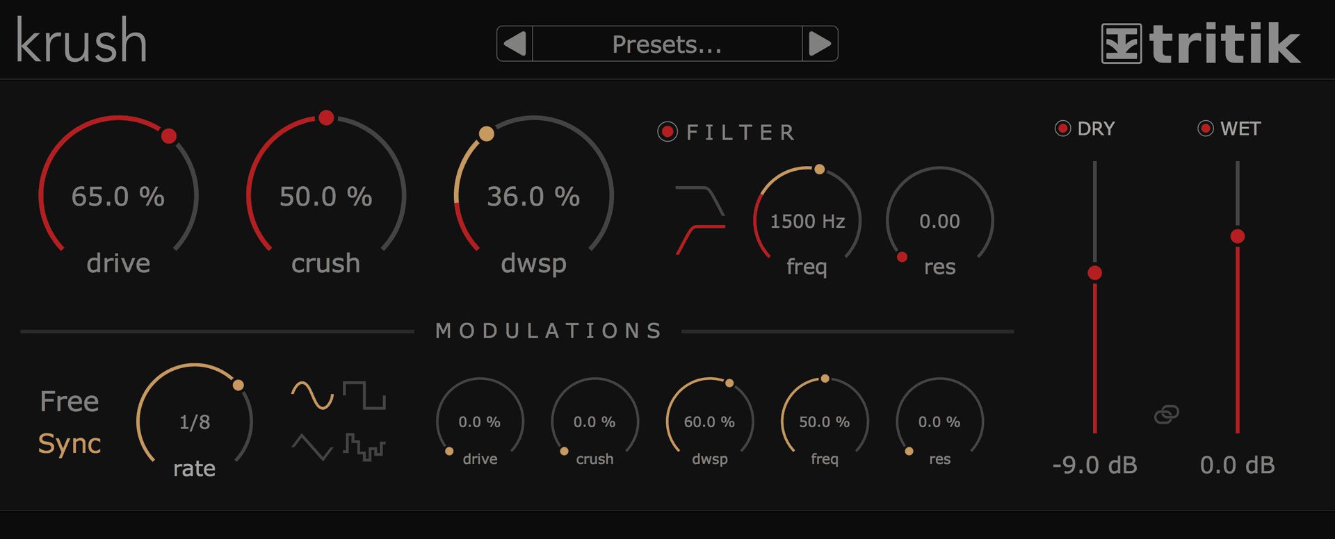 Krush — Free Audio Plugin | PausePlayRepeat