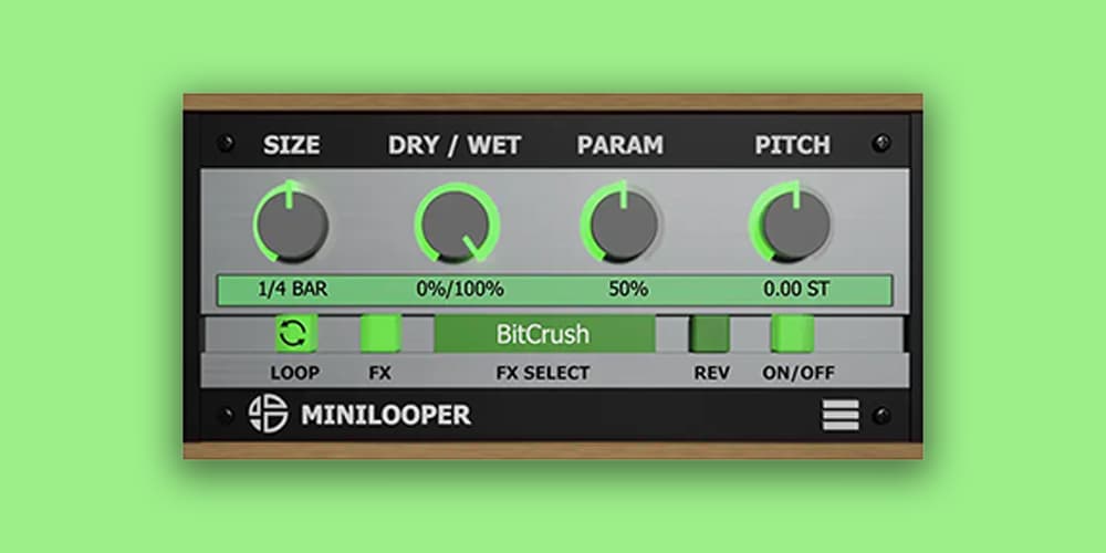 MiniLooper — Free Audio Plugin | PausePlayRepeat