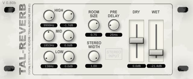 TAL-Reverb-2 — Free Audio Plugin | PausePlayRepeat