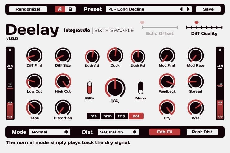 Deelay — Free Audio Plugin | PausePlayRepeat