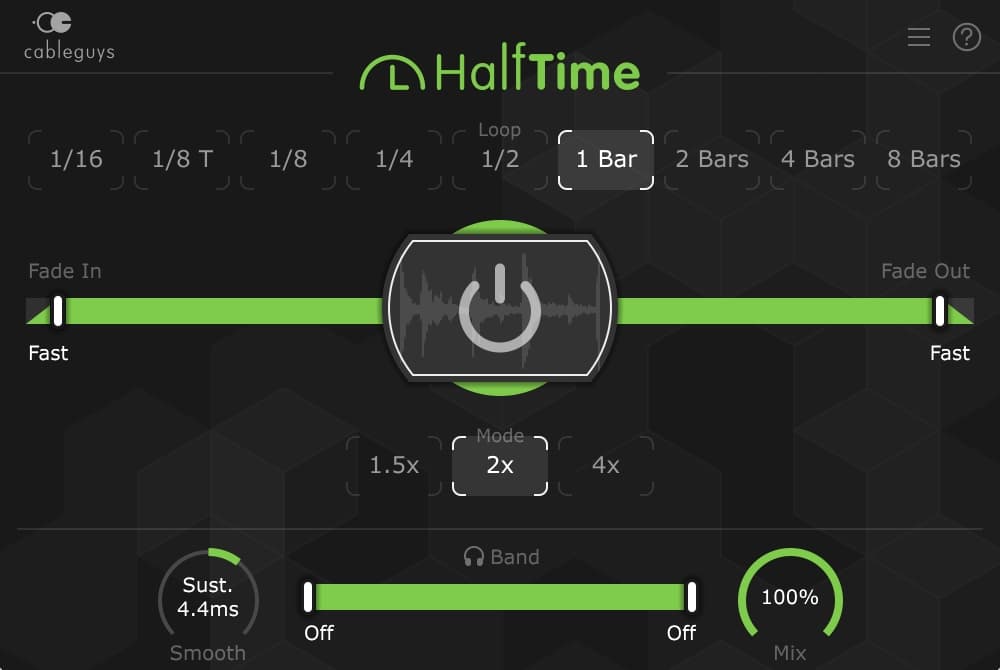 HalfTime — Free Audio Plugin | PausePlayRepeat